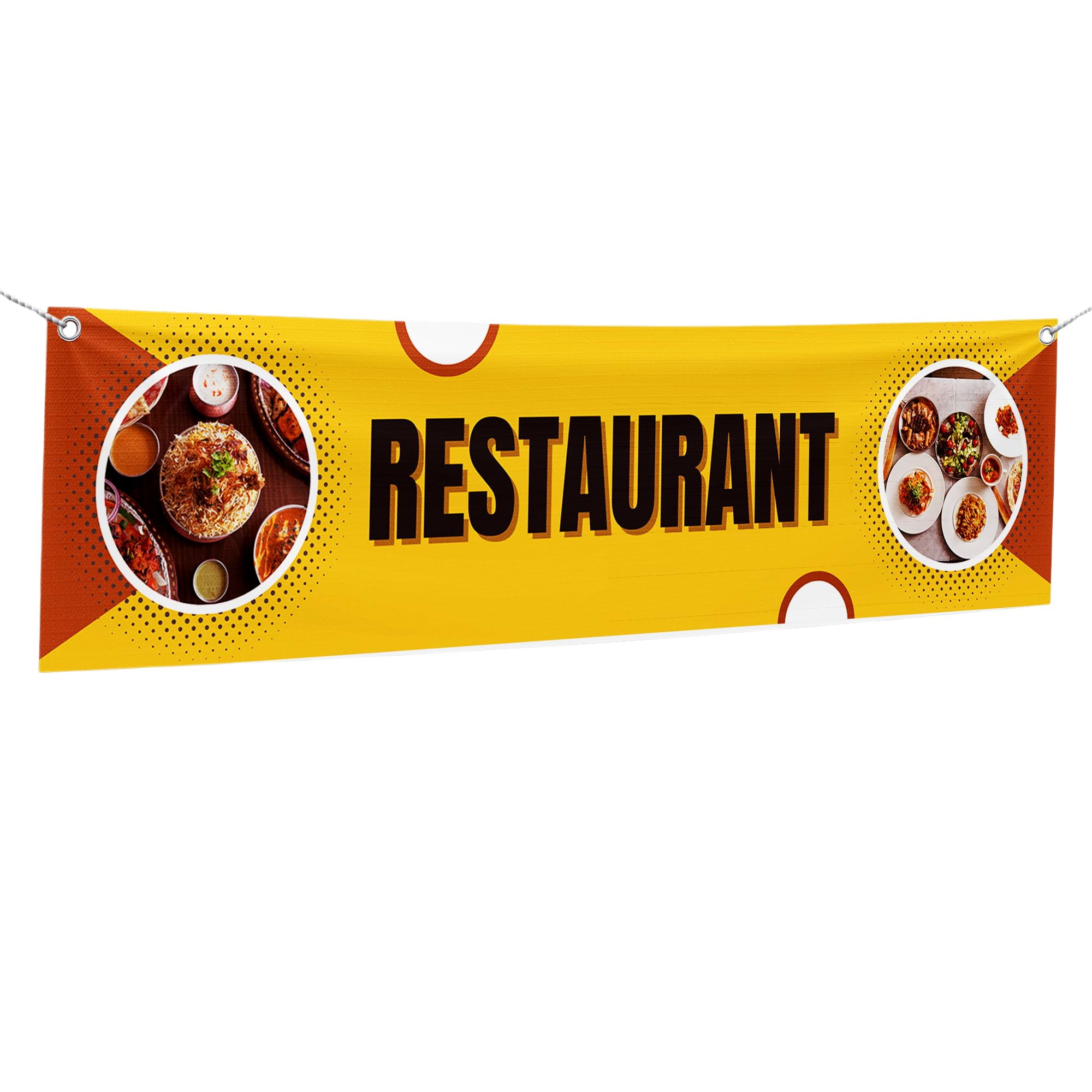 Restaurant Large Banners and Signs for Outdoor by DreamController ...