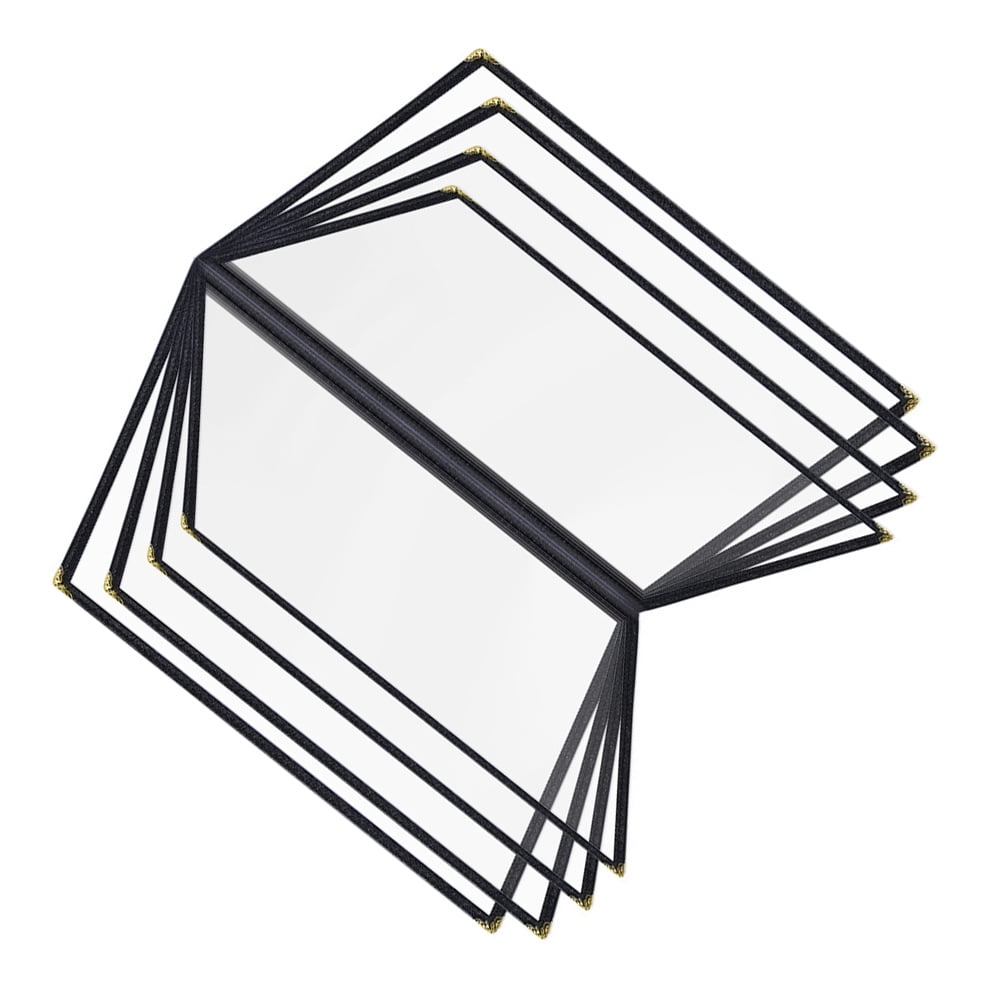 VORCOOL Transparent Menu Cover with Premium PVC Material and Elegant ...