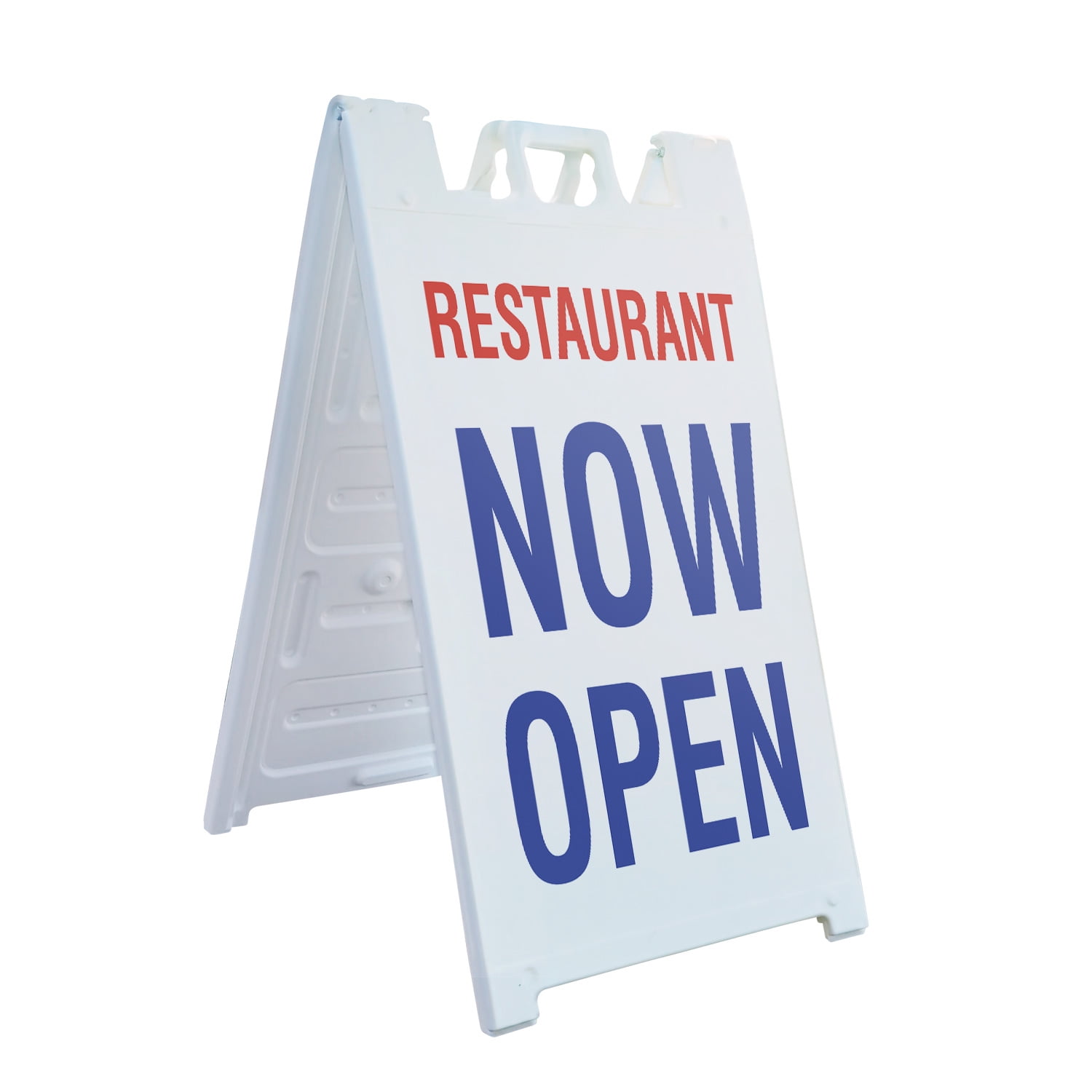Restaurant Now Open 24" x 36" Double Sided A-Frame Sidewalk Sign ...