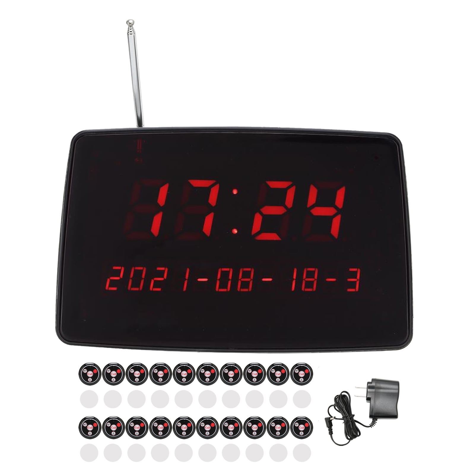 Restaurant Pager System 20 Pagers Stylish Wireless Coaster Pager System ...