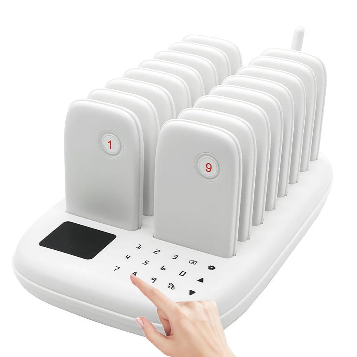 Restaurant Pager System, Wireles Calling System With 16 Pagers, 998 ...