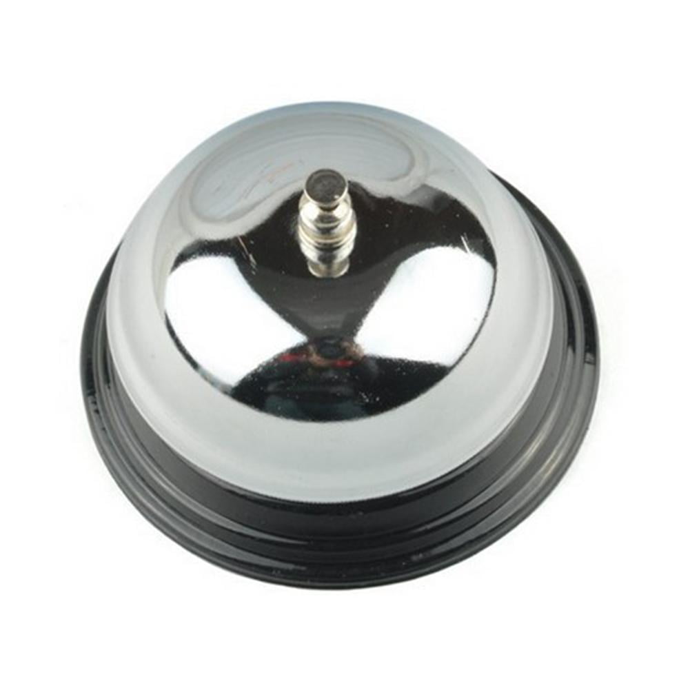 Crazyview Small Silver Bell Bar Bell Dish Bell Single Bell Meal Bell ...