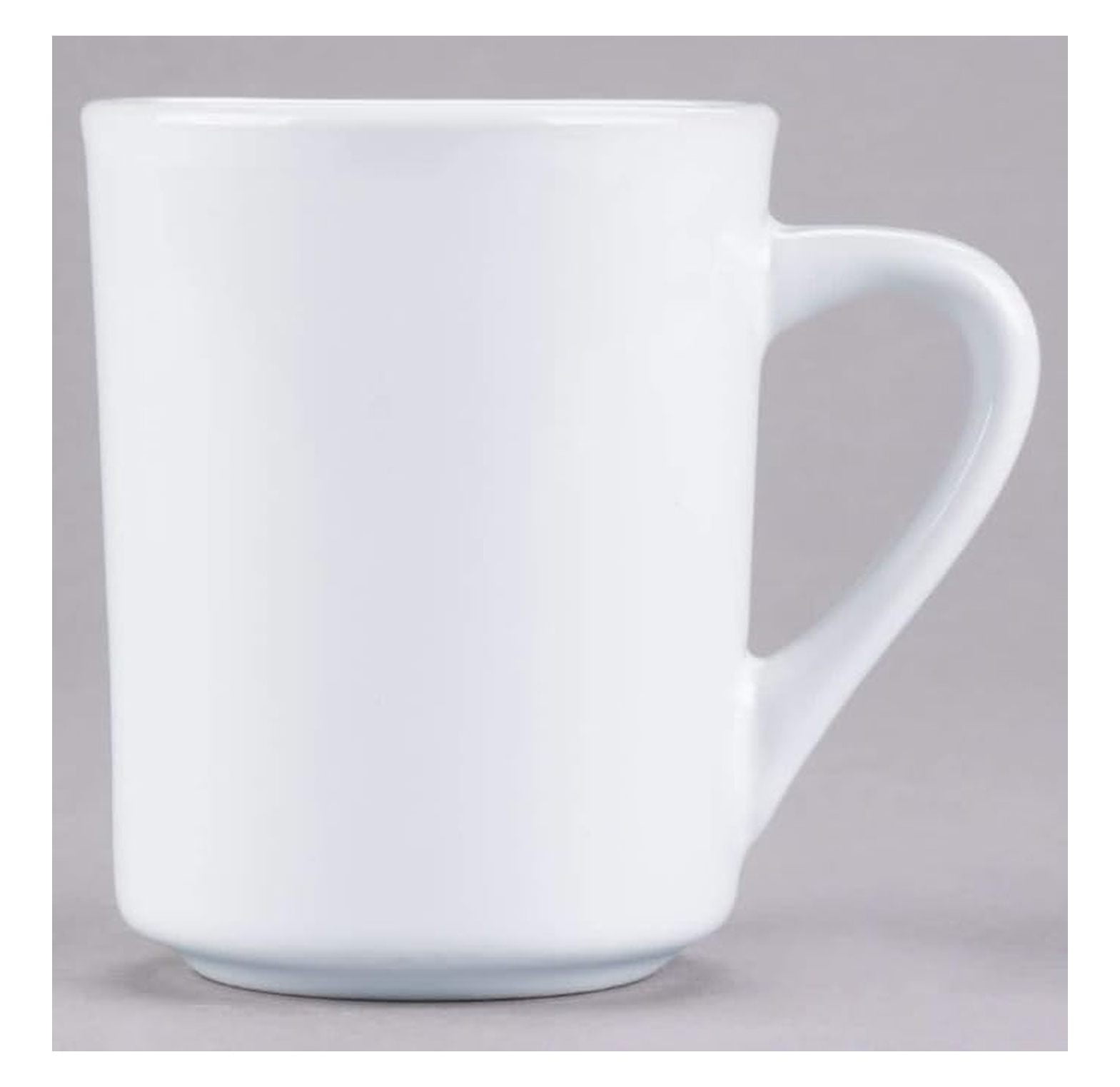 Restaurant Stoneware Mugs - 8oz White Coffee Mugs, Case of 36 ...