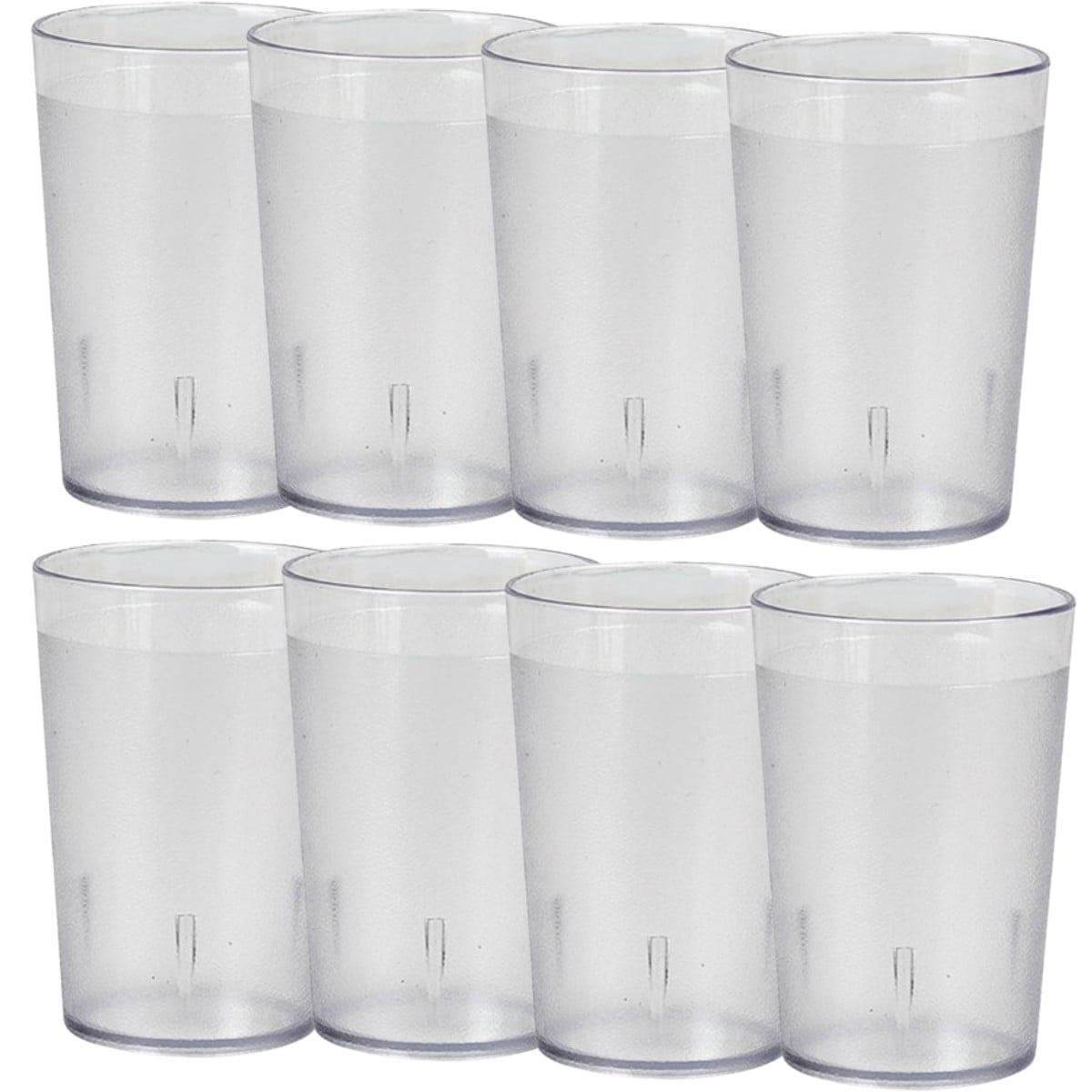 Restaurant Tumbler, Plastic Beverage Cup, 8Pcs Stackable Drinking Cups ...