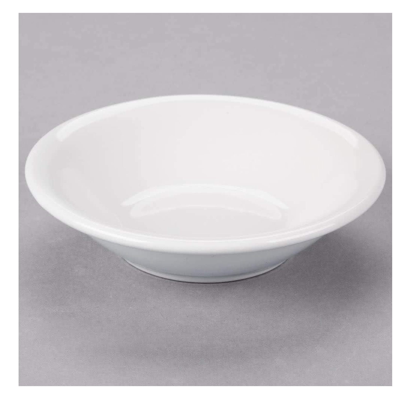 Restaurant Value Narrow Rim Dinnerware (Fruit Dish 5oz, Bright White ...