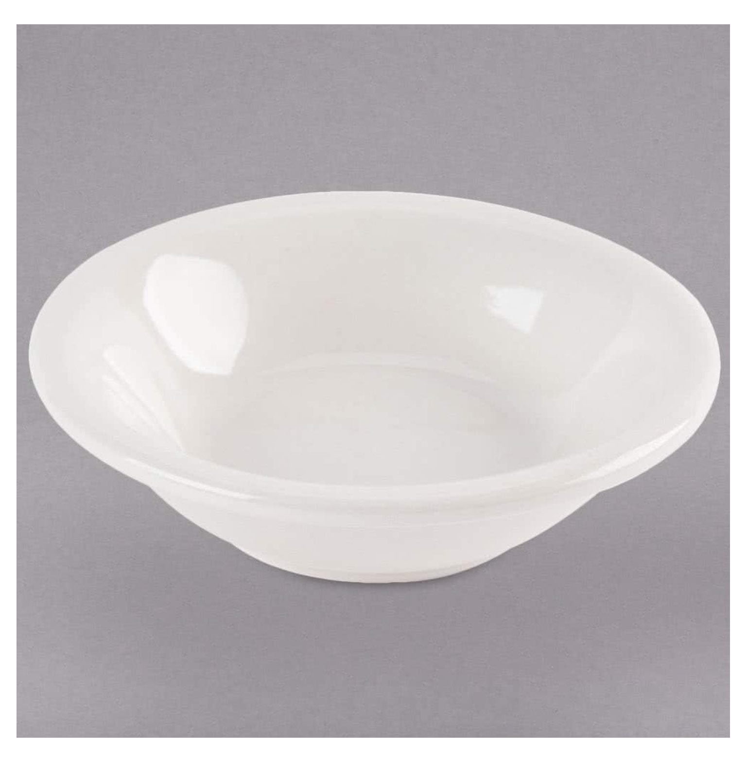 Restaurant Value Narrow Rim Fruit/Monkey Dish 4oz America White, Case ...