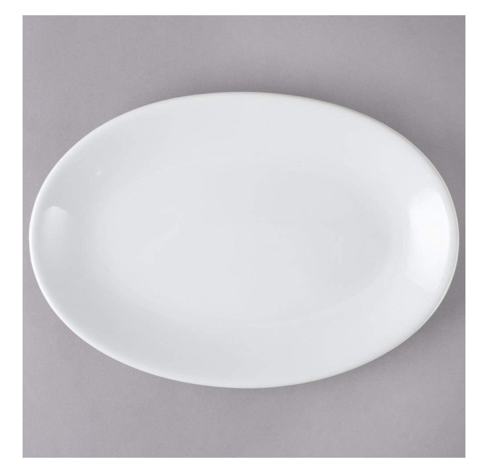 Restaurant Value, Stoneware Coupe Shape Oval Platter 11.75" x 8 ...