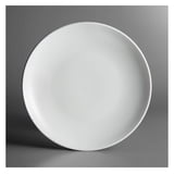 Restaurant Value, Stoneware Coupe Shape Plate 12.25", Matte White, Case ...