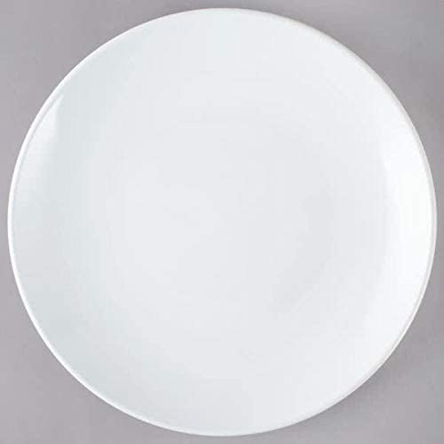 Restaurant Value, Stoneware Coupe Shape Plate 8.25", Bright White, Case ...