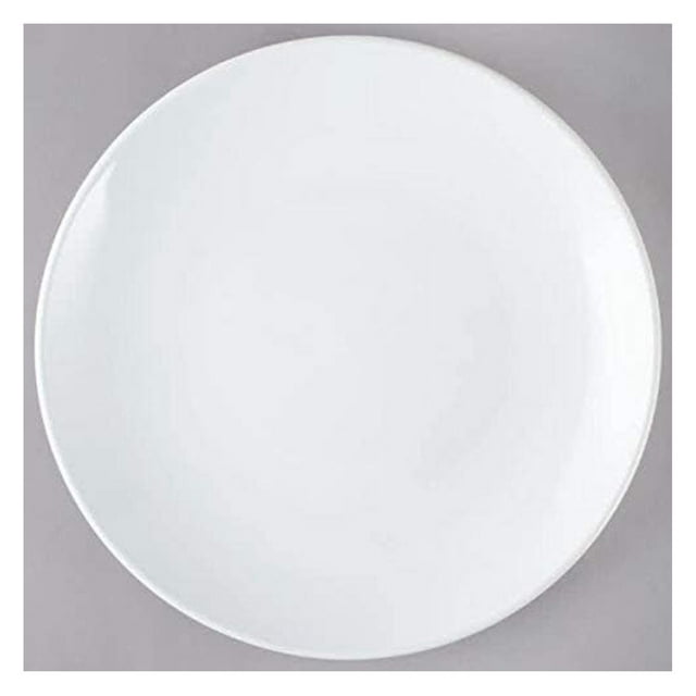 Restaurant Value, Stoneware Coupe Shape Plate 9", Bright White, Case of ...