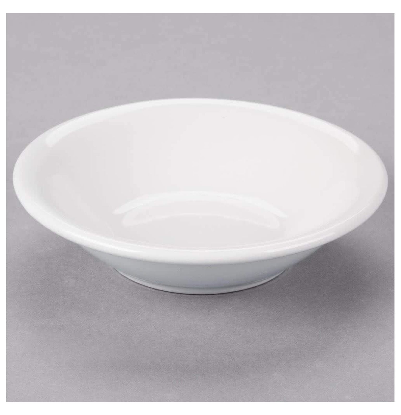 Restaurant Value, Stoneware Narrow Rim (4oz Fruit Dish, Bright White ...
