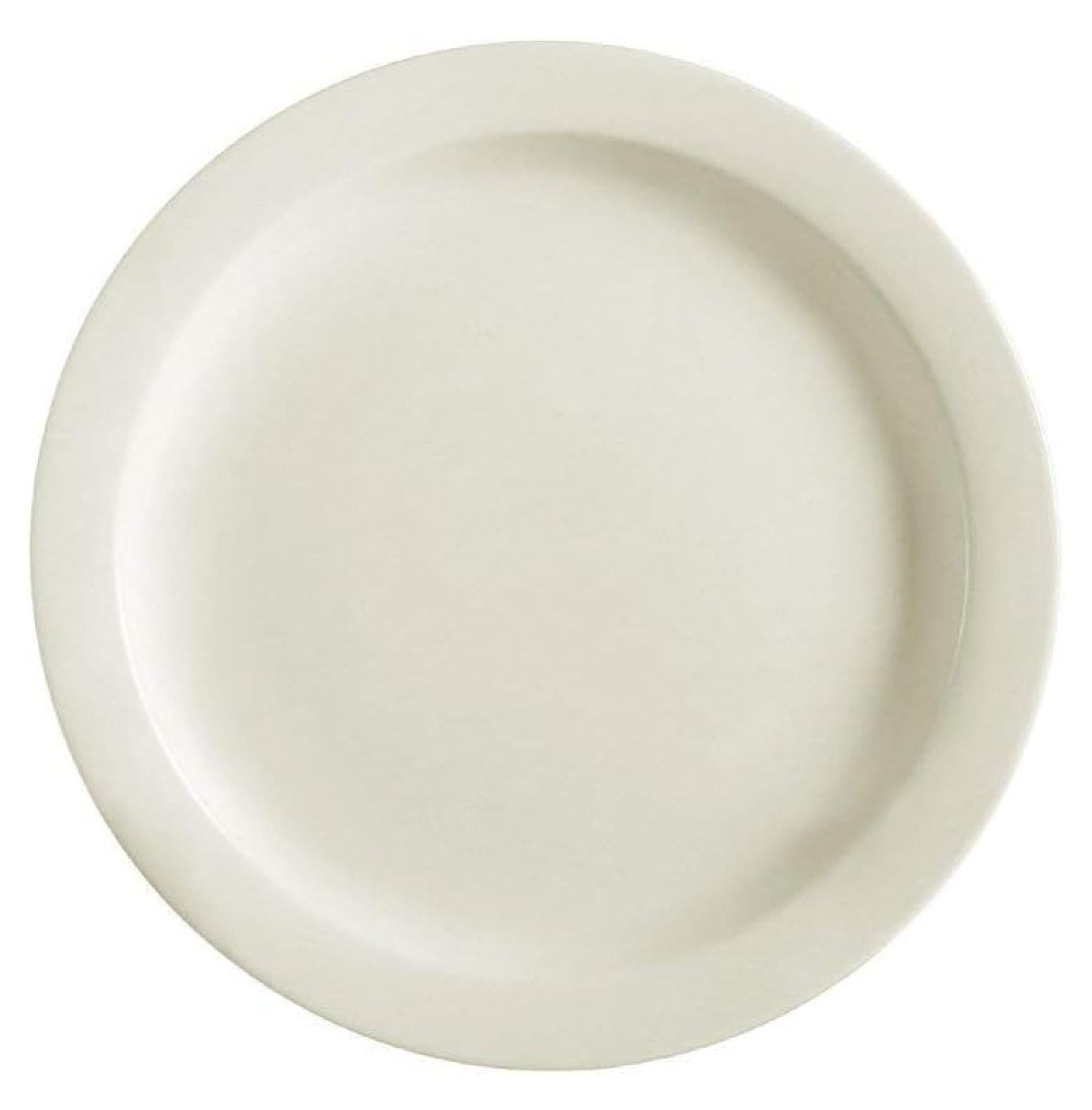 Restaurant Value, Stoneware Narrow Rim Plate 7 1/4", Ivory(America ...