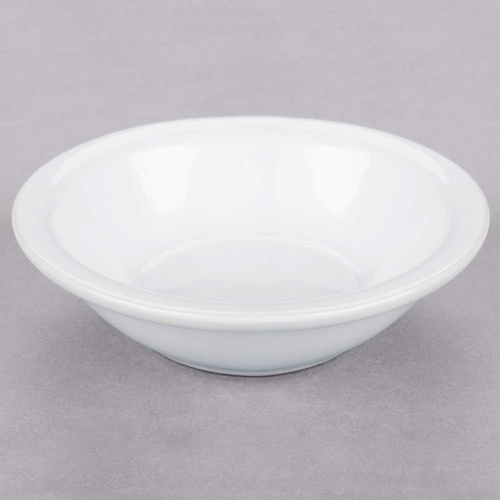 Restaurant Value, Stoneware Wide Rim with Rolled Edge, Bright White 3 ...