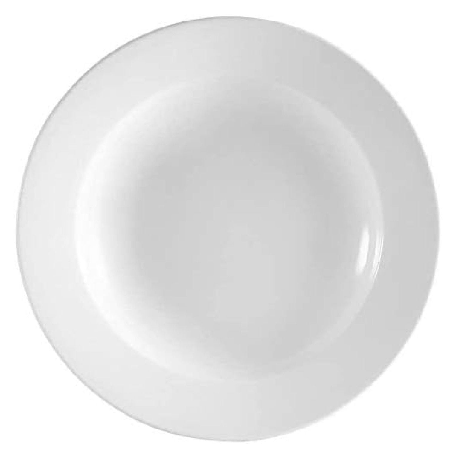 Restaurant Value Wide Rim Bright White 9 inch Pasta/Soup Bowl 10oz ...