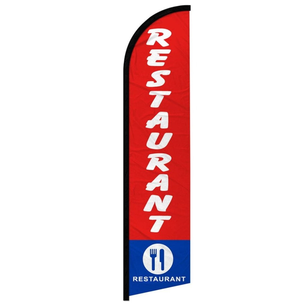 Restaurant Windless Banner Flag - Walmart.com