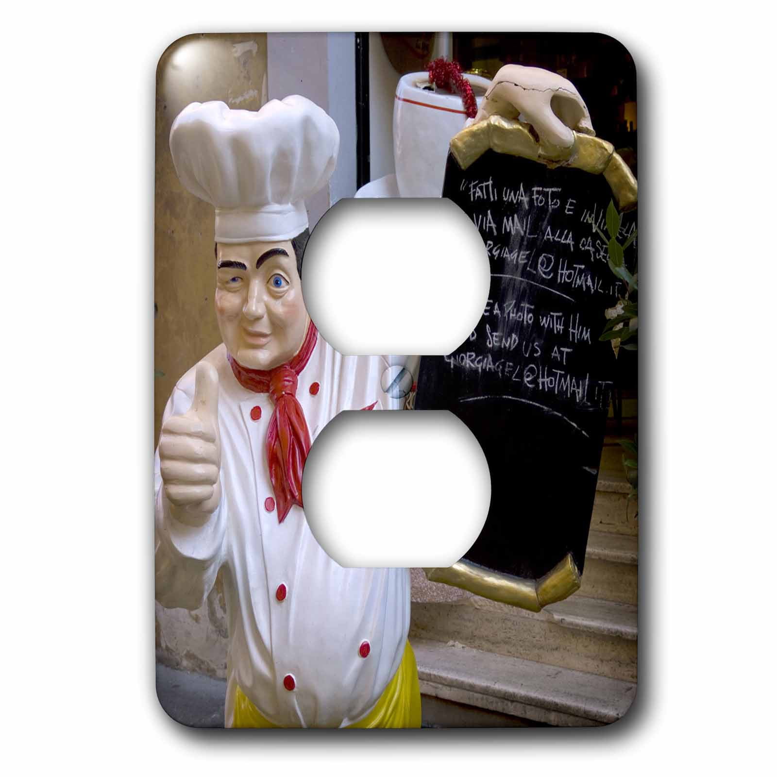 3dRose, Restaurant statue of chef in Rome Italy - EU16 BBA0201 - Bill ...