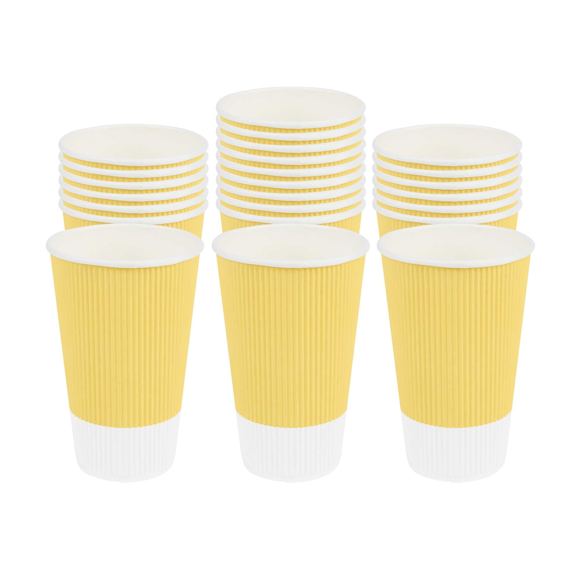 Restaurantware 12 Ounce Double Wall Disposable Coffee Cups, 500 ...