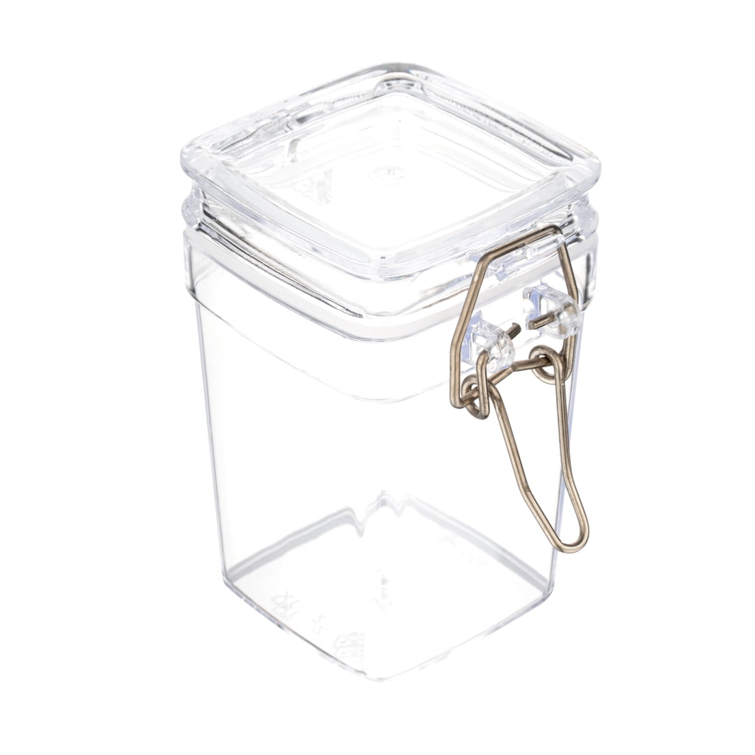 Restaurantware-2.7 Ounce Clamp Lid Mason Jars, 100 Mini Mason Jars With ...