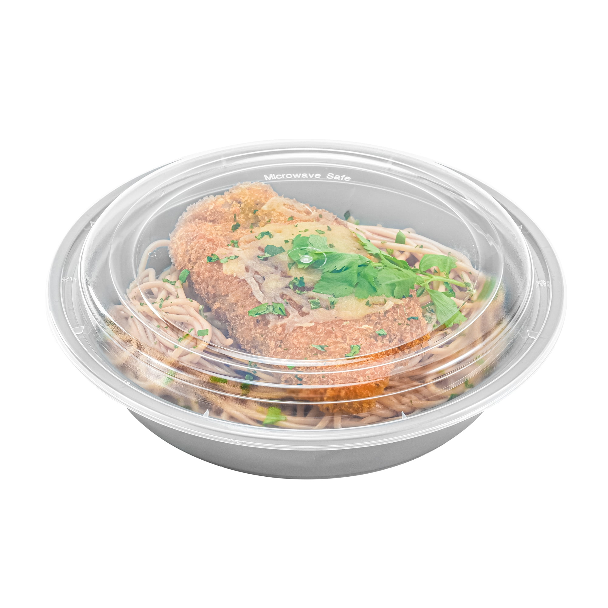 Restaurantware-Asporto 48 Ounce Round Take Out Containers, 100 Food ...