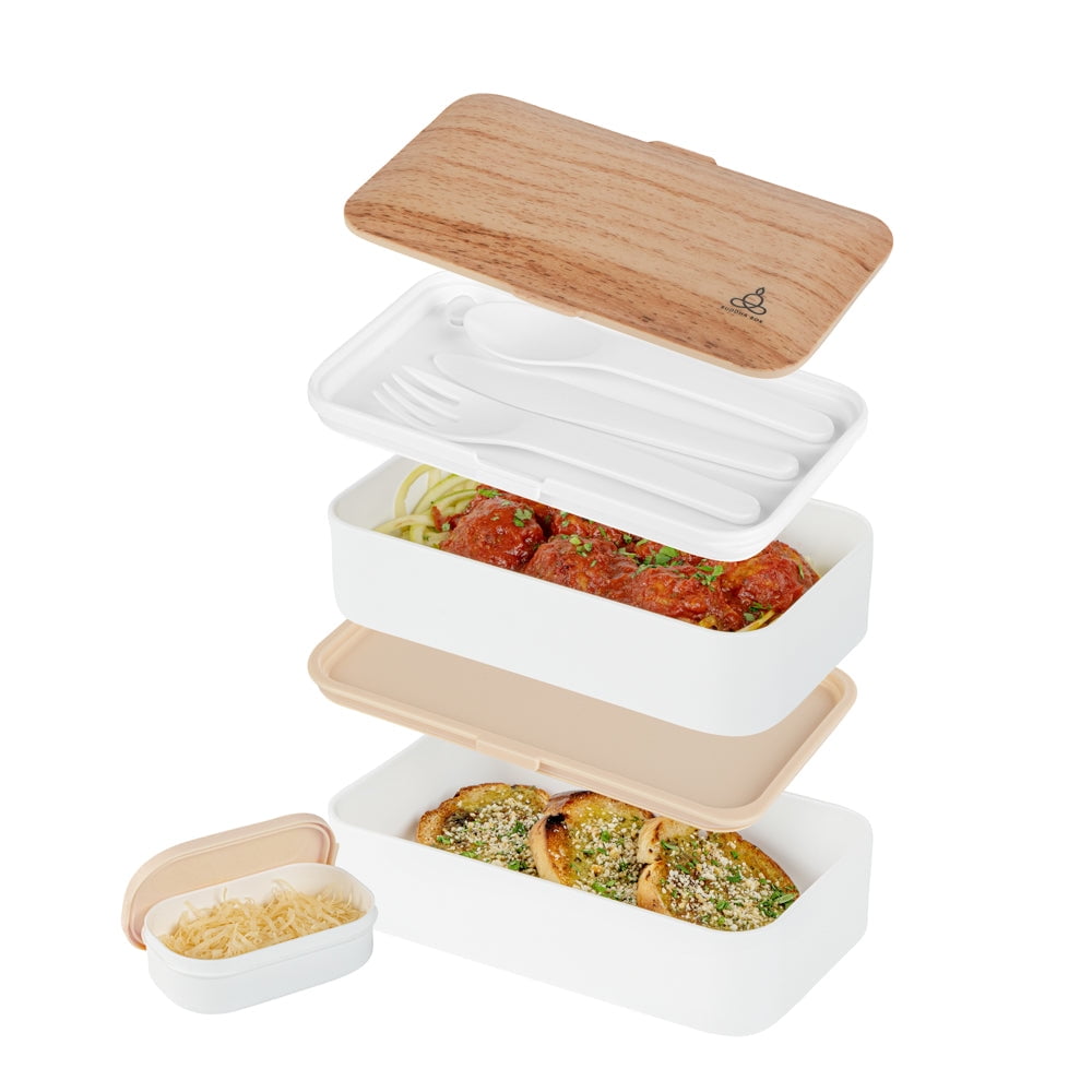 Restaurantware-Bento Tek 40.5 Ounces Stackable Lunch Meal Box, 1 ...