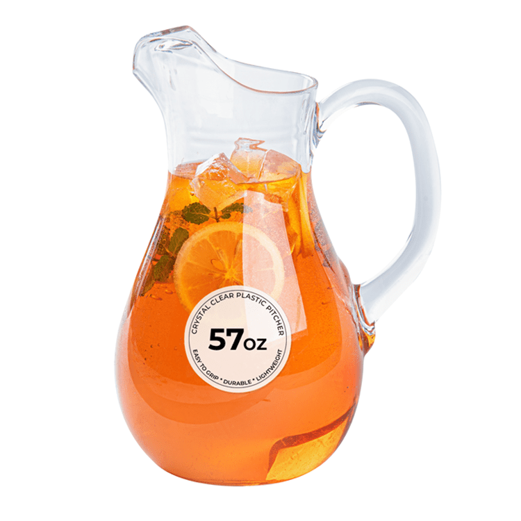 Restaurantware-Bev Tek 57 Ounce Water Pitchers, 6 Heavy-Duty Water Jugs ...