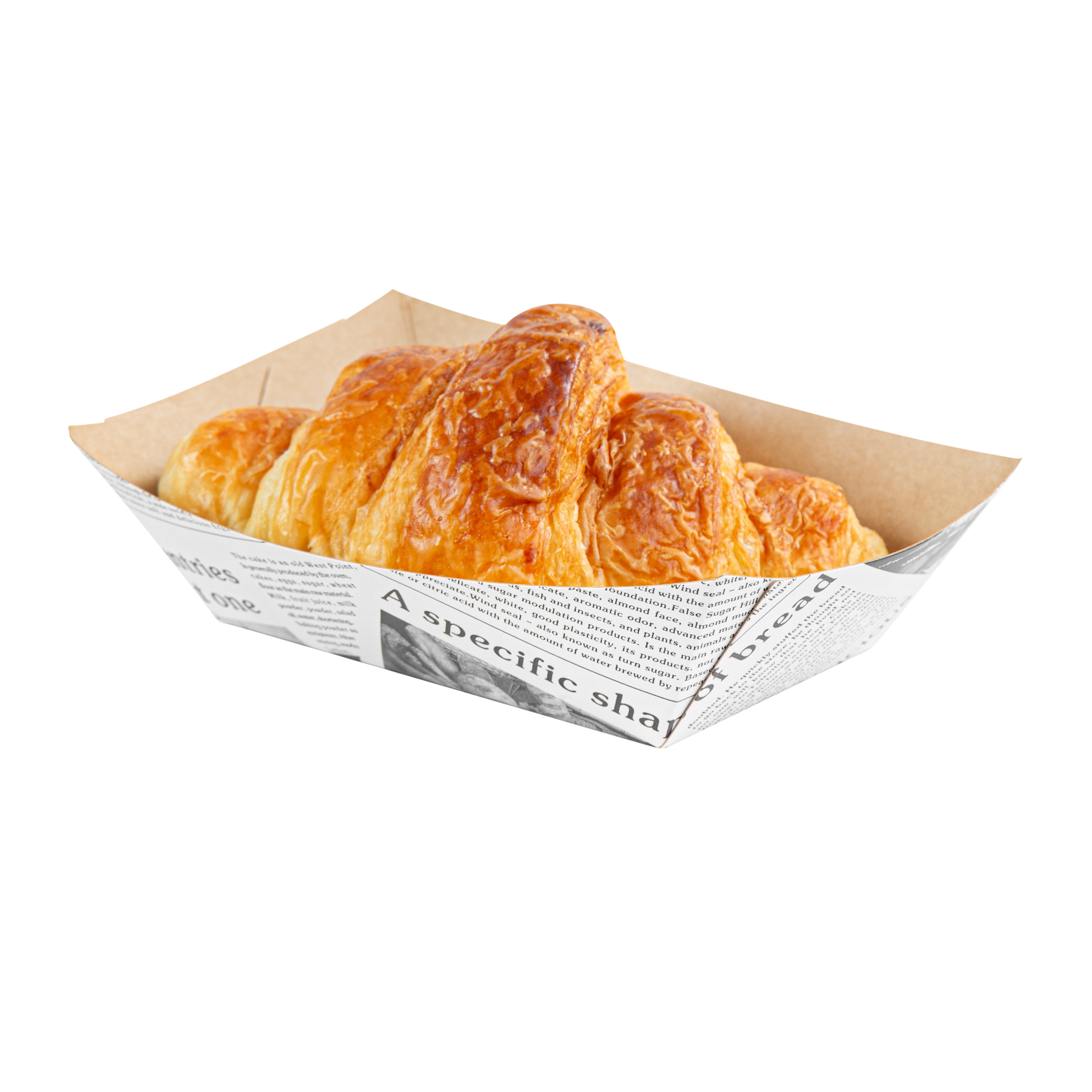 Restaurantware-Bio Tek 1/2 Pound Food Trays, 400 Disposable Paper Food ...