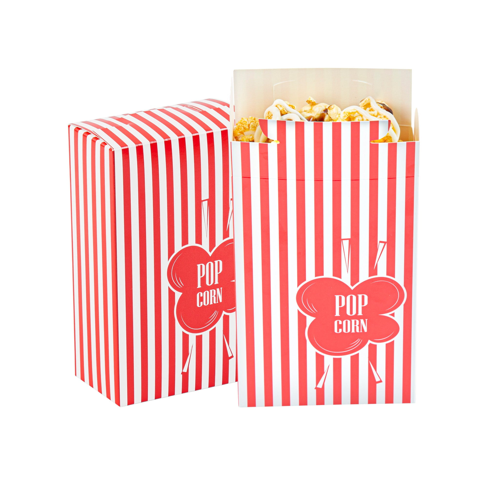 Restaurantware Bio Tek 400 Popcorn Boxes, 2.3-Ounce Snack Boxes, 5.8 x ...