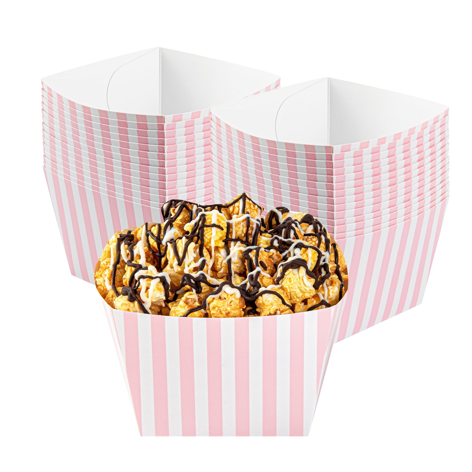 Bio Tek Square White Paper Snack Box - 5 1/4" x 5 1/4" x 3 1/4" - 200 ...