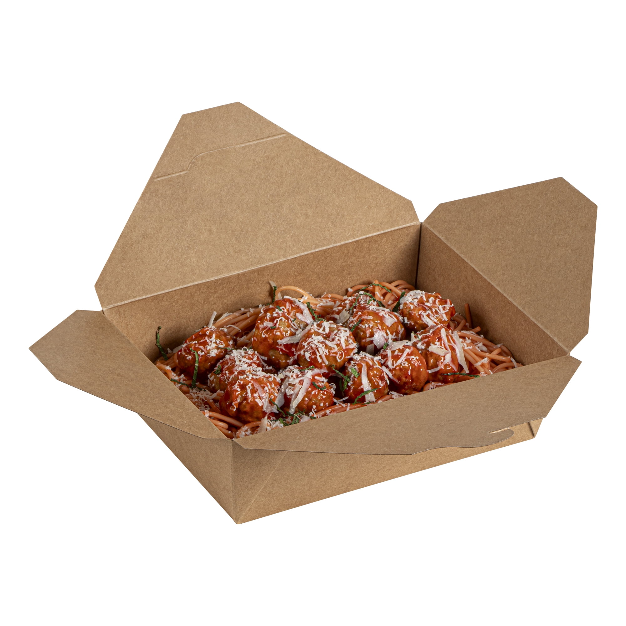 Restaurantware-Bio Tek 71 Ounce Paper Take Out Boxes, 200 Greaseproof ...