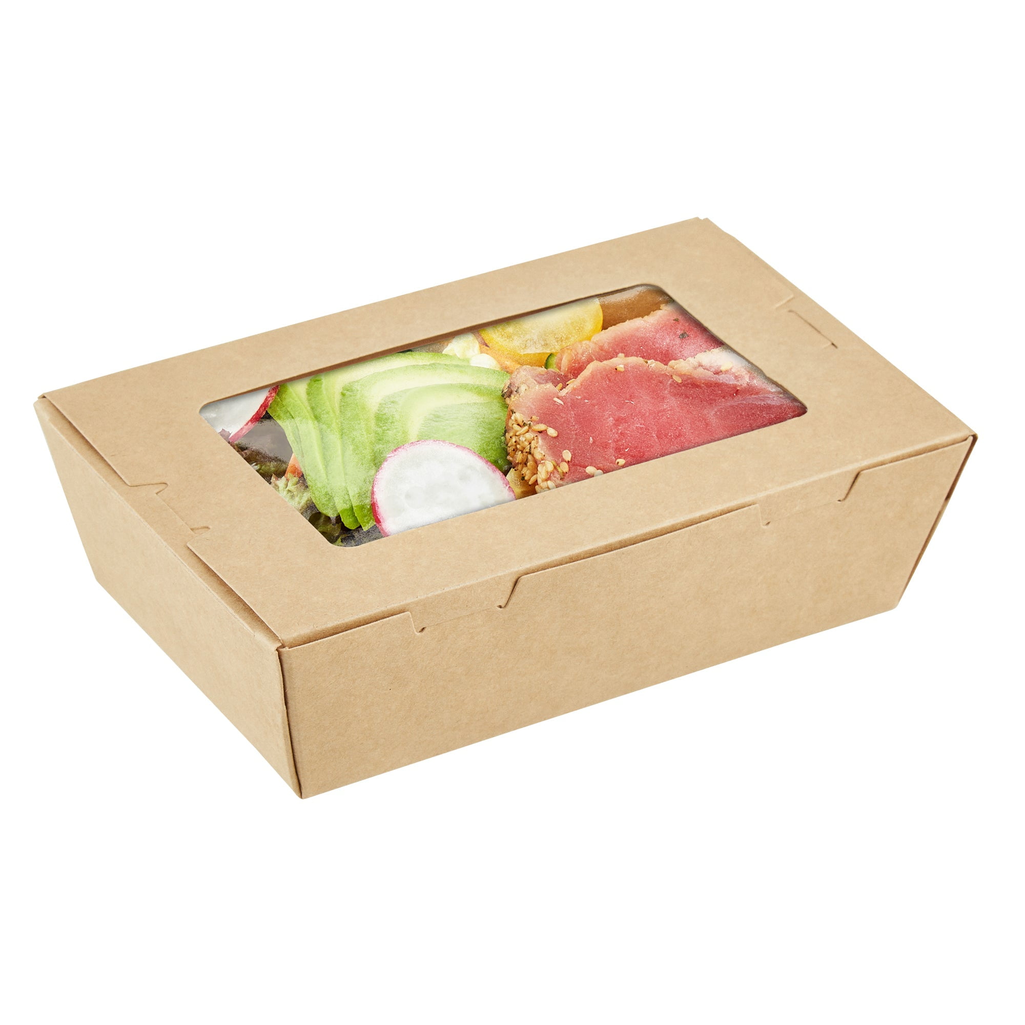 Cafe Vision 21 oz Midnight Blue Paper Small Take Out Container - Hinge ...