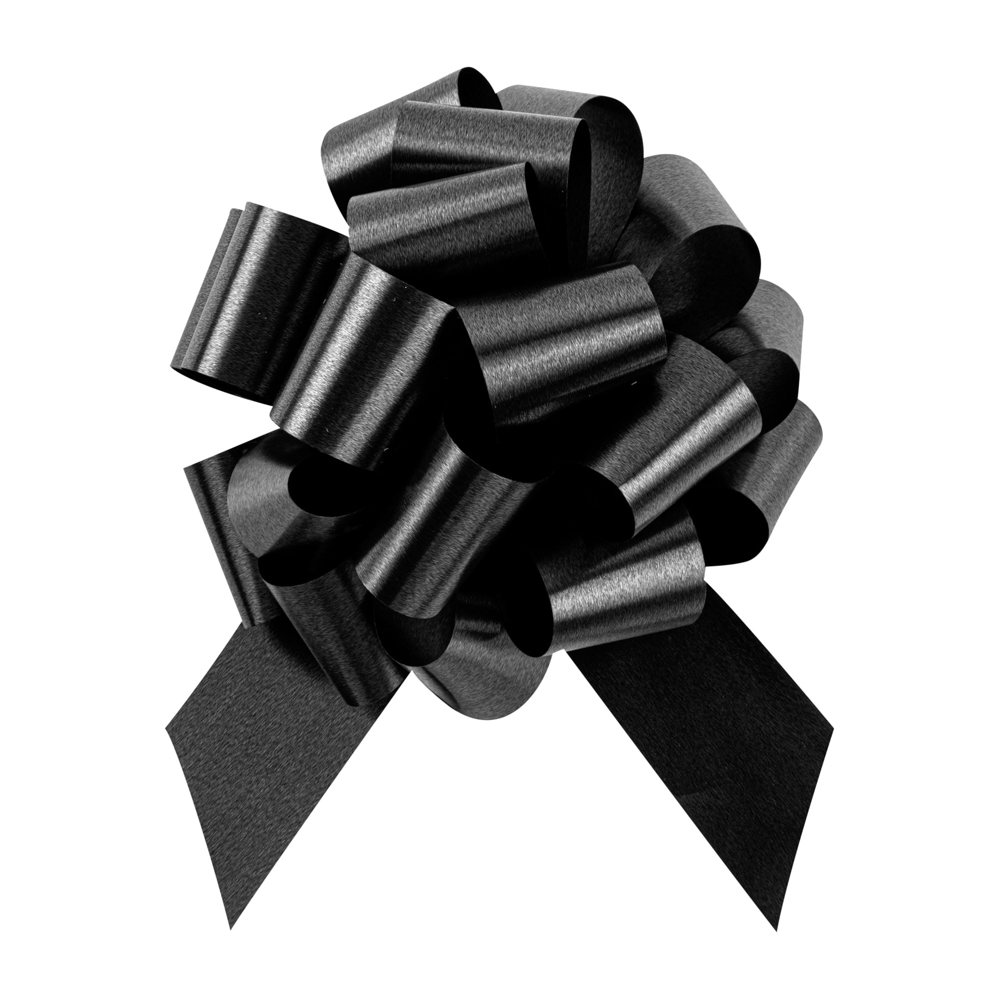 Gift Tek Red Plastic Flora Satin Pull Bow - 5 1/2" - 1000 count box ...