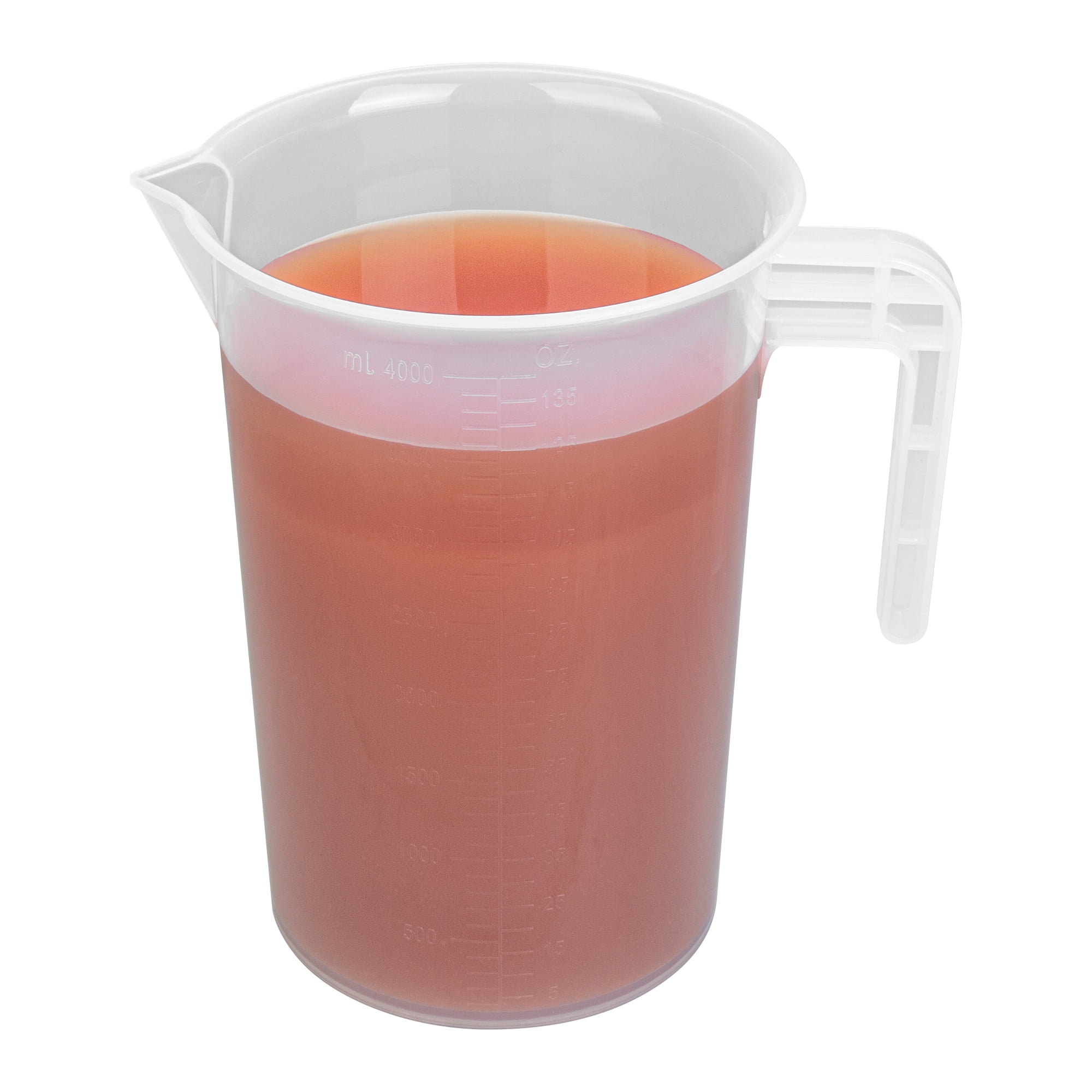 Restaurantware Measuring Cups 4 Quarts Pack of 10 Conical Spout Liquid ...
