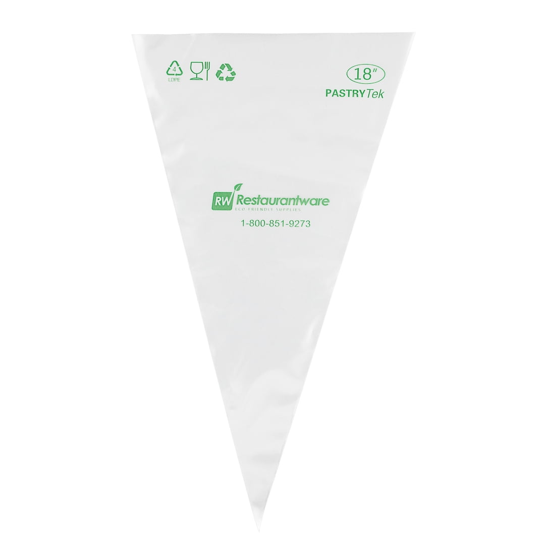 Restaurantware-Pastry Tek 18 Inch Piping Bags, 100 For Icing Pastry ...