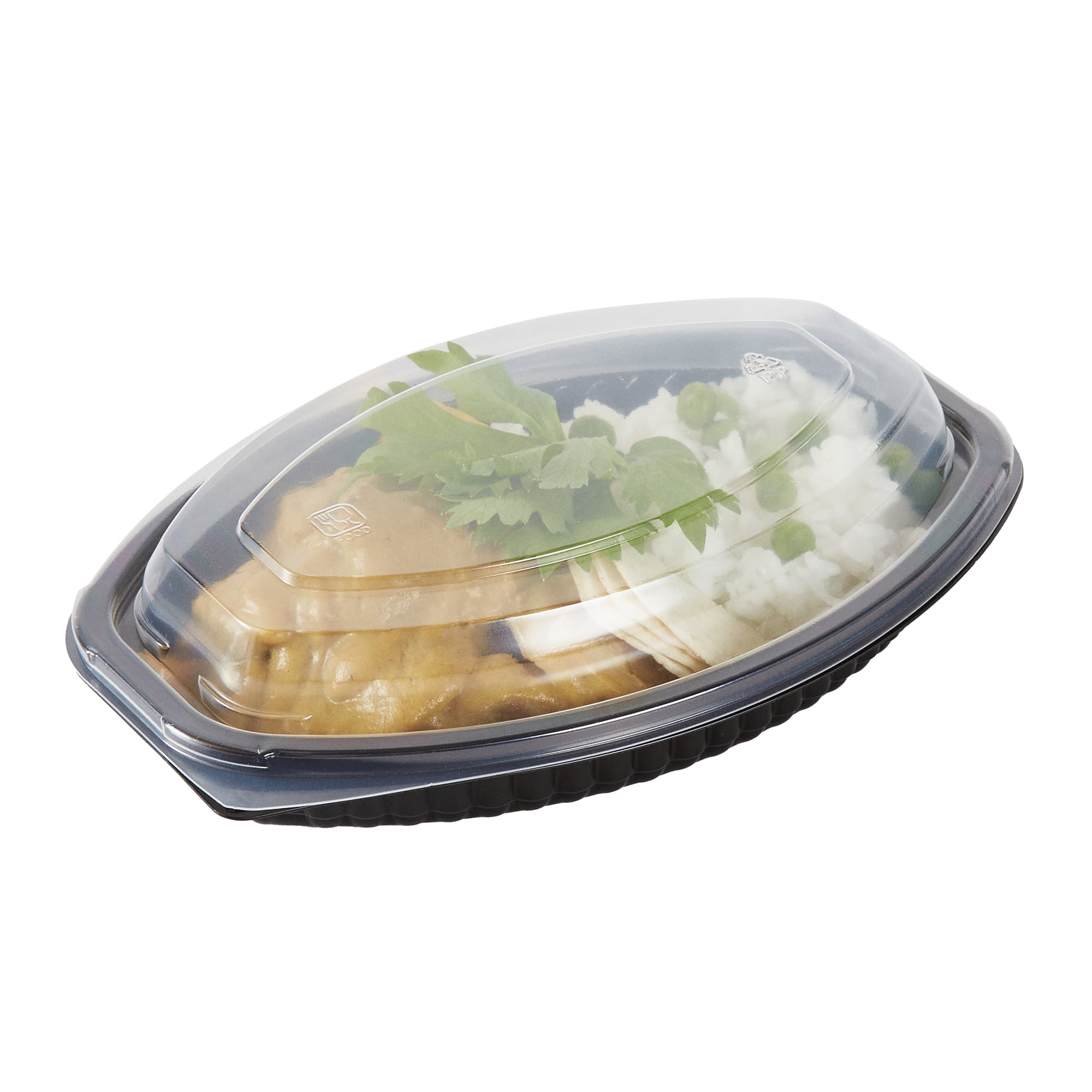 Restaurantware-RW Base 12 Ounce Meal Prep Containers, 100 Microwavable ...