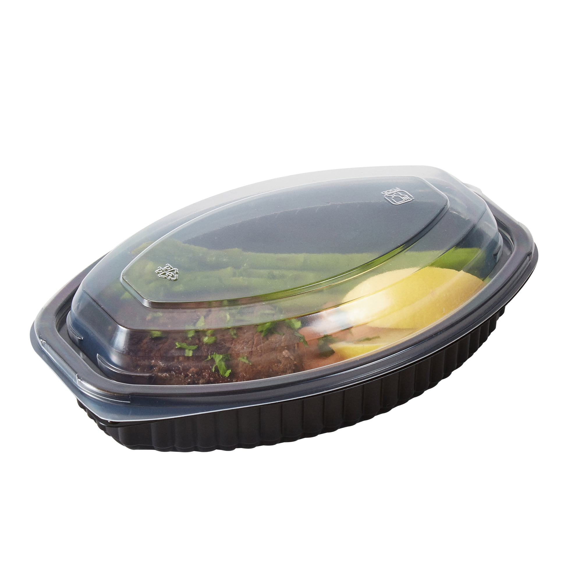 Restaurantware-RW Base 16 Ounce Meal Prep Containers, 50 Microwavable ...