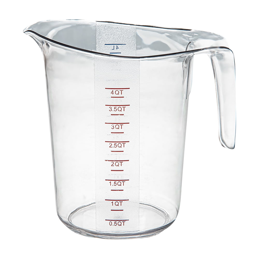 Restaurantware-RW Base 4 Quart Measuring Jars, 10 Durable Measuring ...