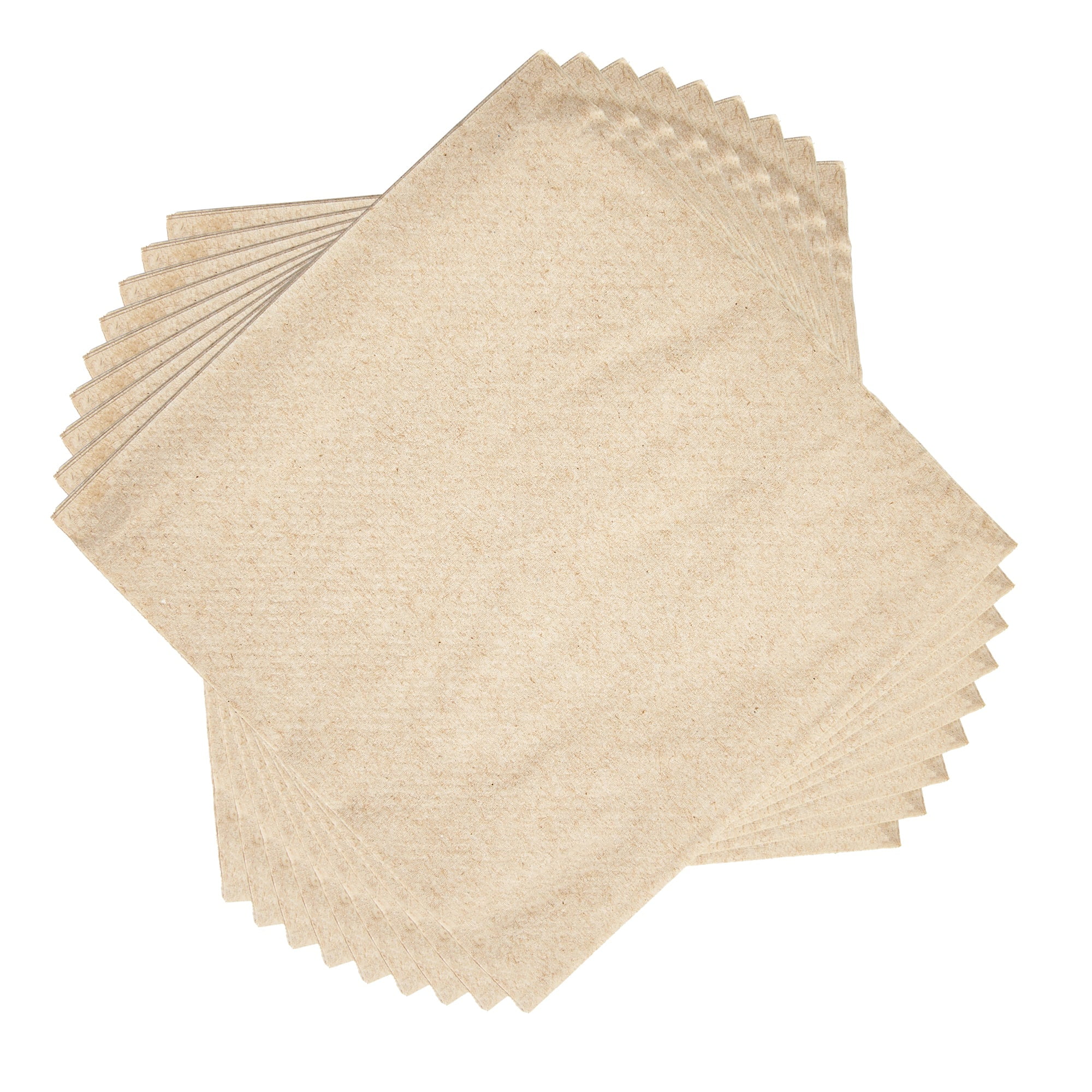 Saving Nature Square Kraft Paper Cocktail Napkin - 1-Ply - 9" x 9 ...