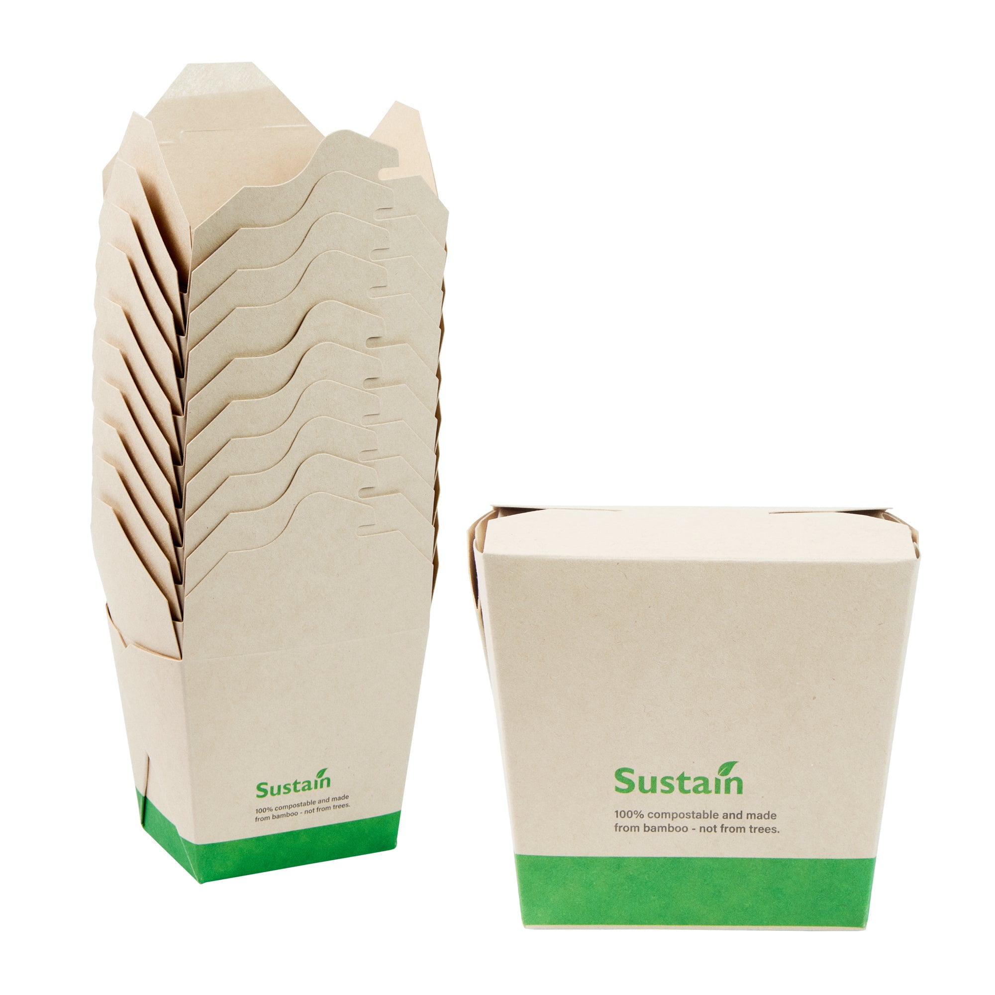 Restaurantware-Sustain 16 Ounce Sturdy Paper Take Out Boxes, 200 ...