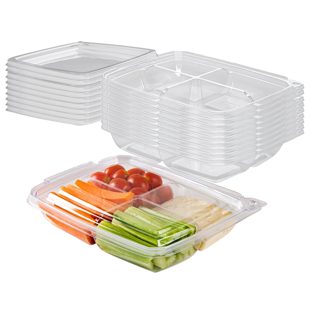 Restaurantware-Tamper Tek 20 Ounce Rectangle Take Out Containers, 100 ...