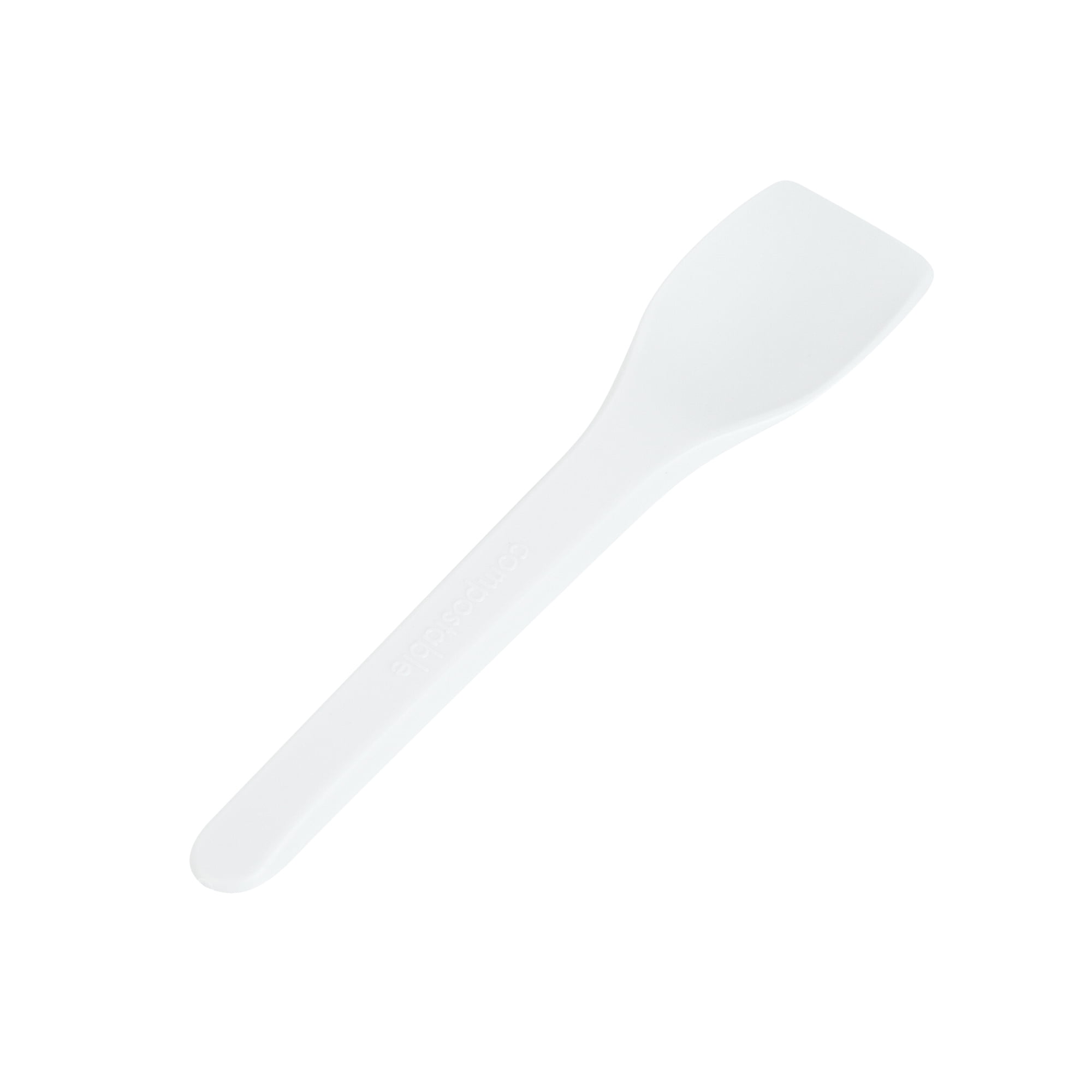 Restaurantware White CPLA Ice Cream Spoons 1000 Pack Of 4-Inch Heat ...