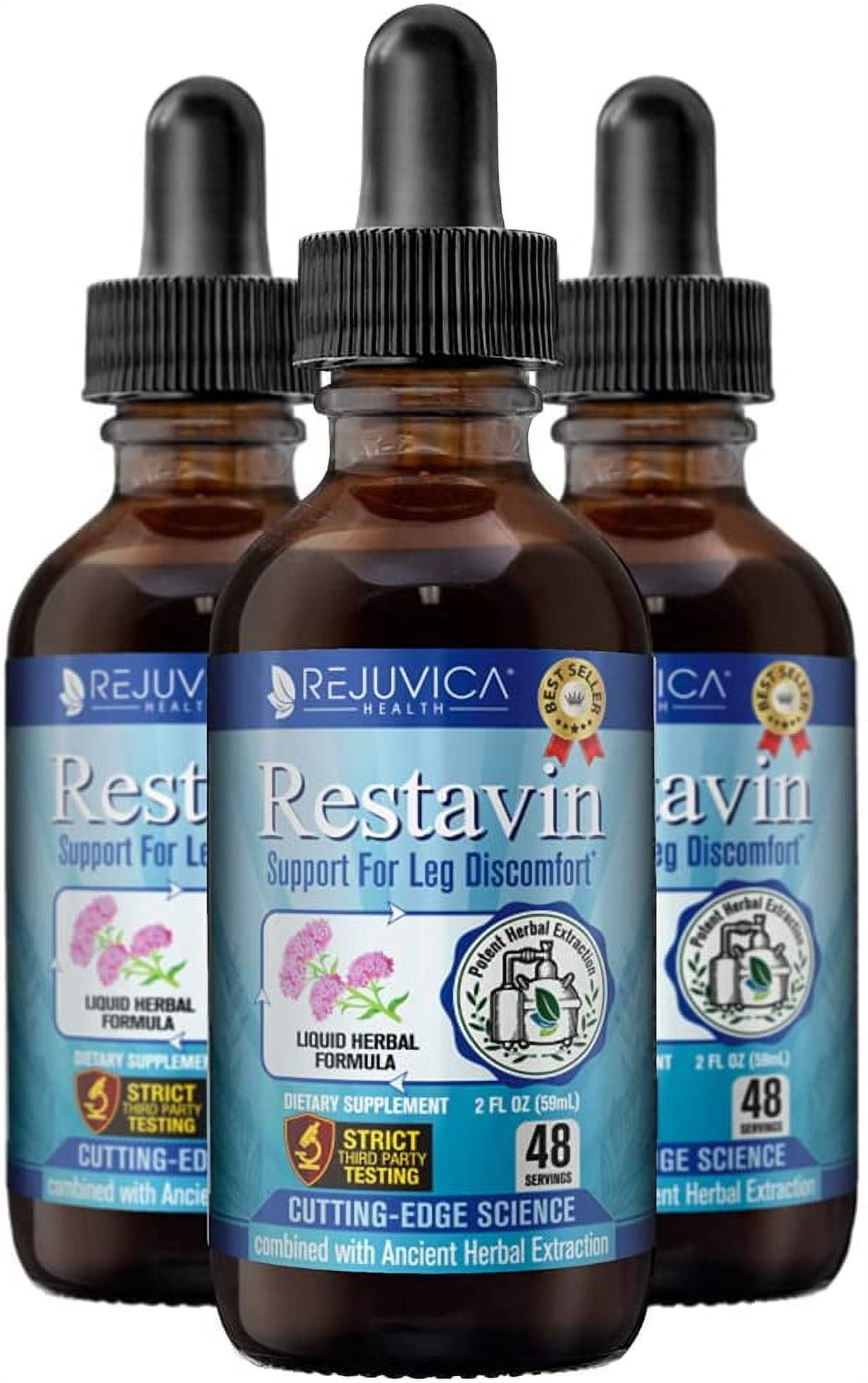 Restavin Natural Supplement for Restless Legs Support | Iron, Magnesium ...