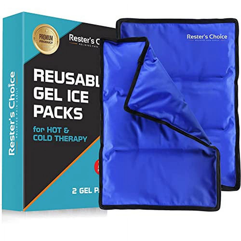 Rester's Choice Large Ice .. Pack for Injuries | .. 11" x 14.5 ...