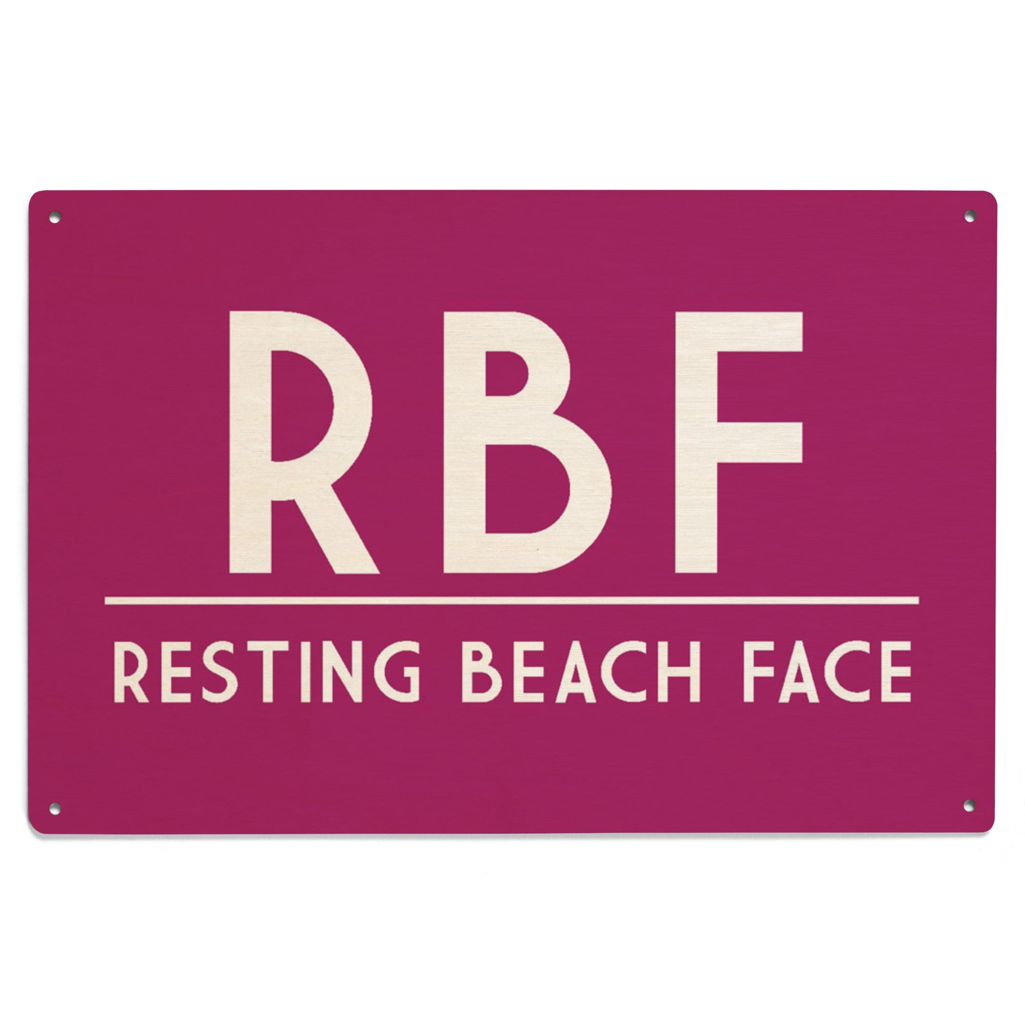 Resting Beach Face, Simply Said Birch Wood Wall Sign (6x9 Rustic Home ...