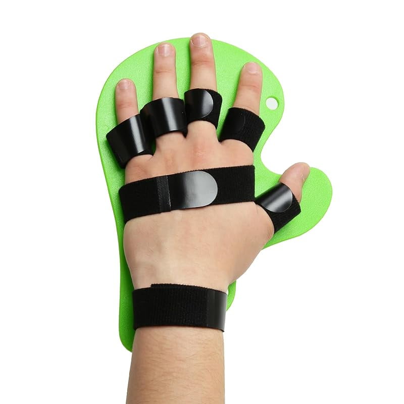 Resting Hand Splint with Finger Support,Brace for Stroke RecoveryFinger ...