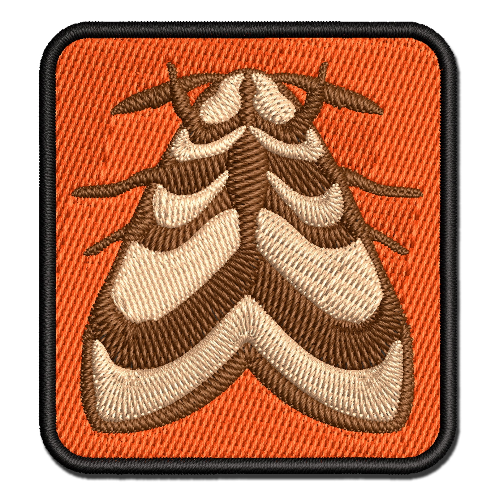 Resting Moth Bug Insect Applique Multi-Color Embroidered Iron-On Patch ...