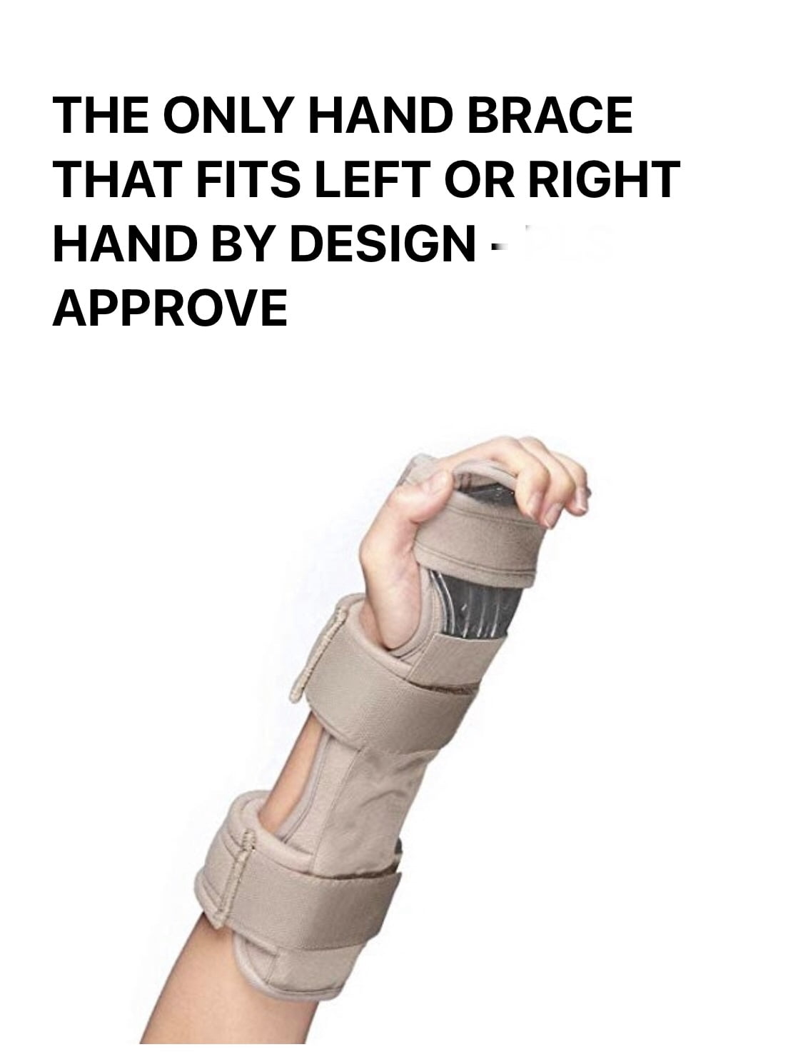 Resting Wrist Splint, Rehab for Stroke, Hand Splint Functional Finger ...