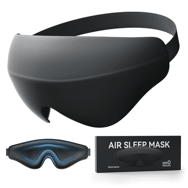 Deluxe Comfort Sleep Soft Memory Foam Eye Mask – 50% Cotton & 50% ...