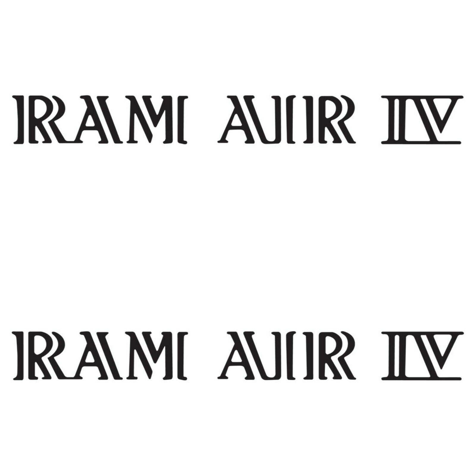 RestoParts Black Ram Air IV Hood Scoop Decal Set 1969-1970 Pontiac GTO ...