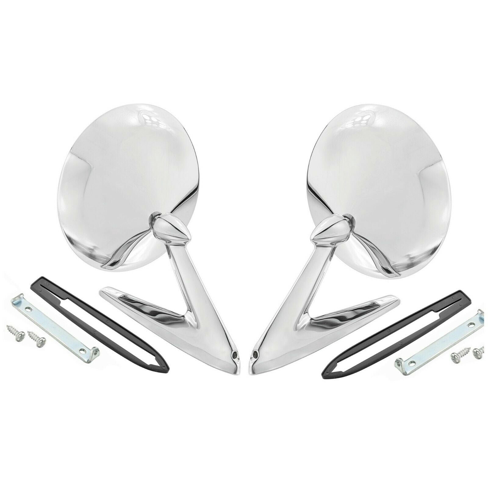 RestoParts Outside Door Mirror Set 1967-1968 Pontiac GTO Grand Prix ...