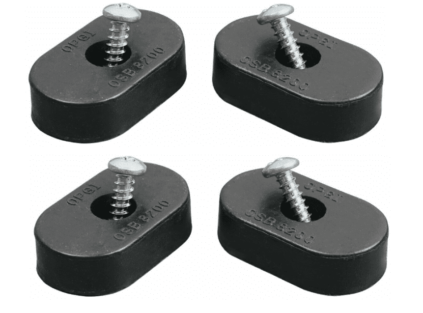 RestoParts Oval Seat Back Bumper Set of 4 1966-1972 GTO 442 Chevelle ...